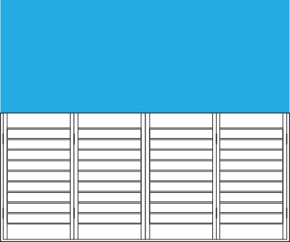 Hardwood Painted Shutters - Wooden Shutters Direct